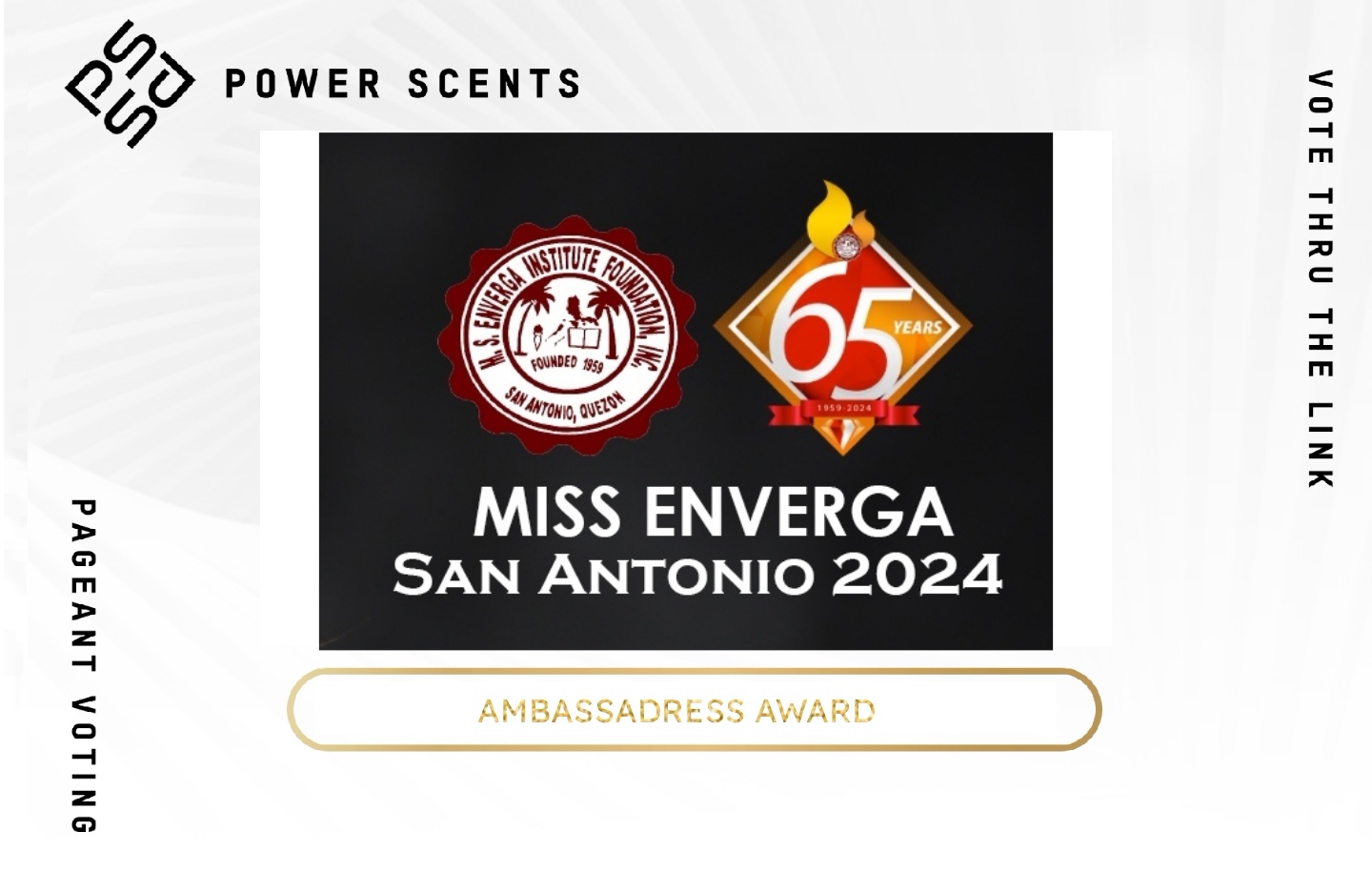 Miss Enverga San Antonio - Power Scents - Pageant Vote PH
