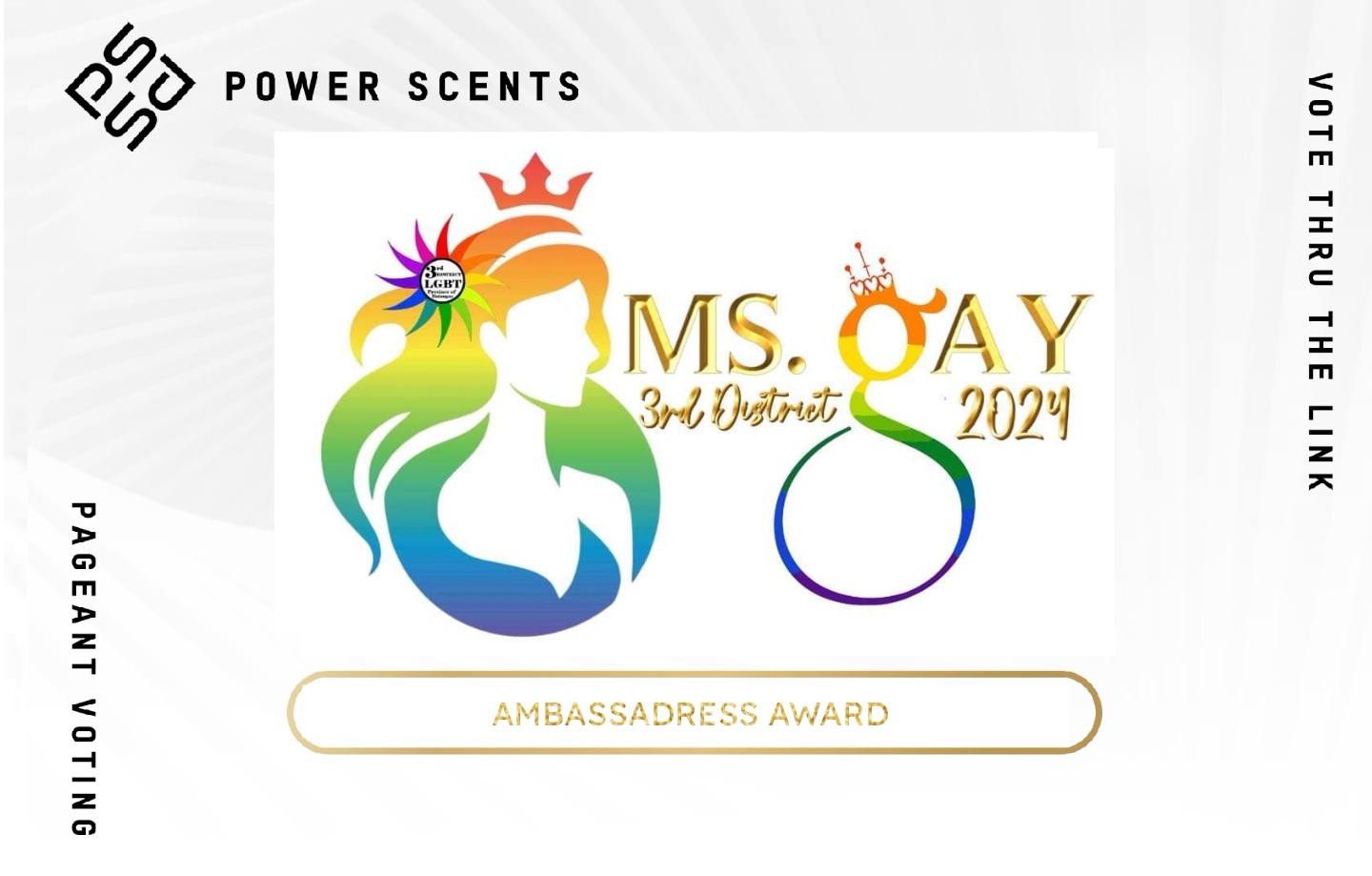 Miss Gay 3rd District - Power Scents Award - Pageant Vote PH