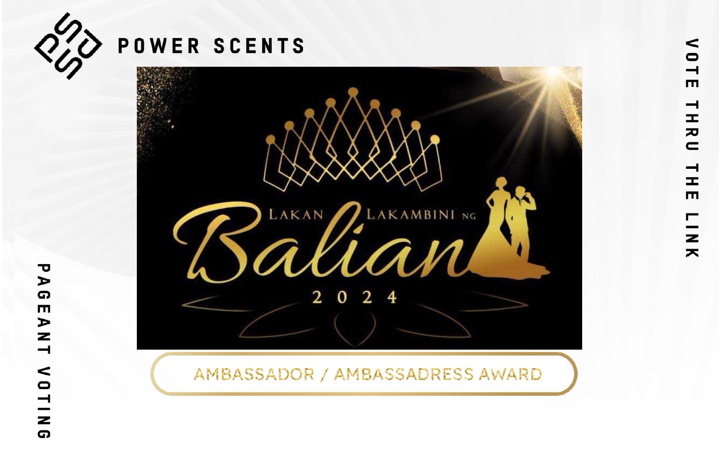 Lakan at Lakambini ng Balian - Power Scents - Pageant Vote PH