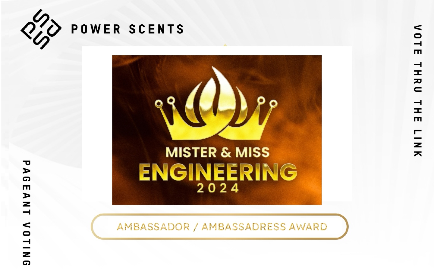 Mr & Ms Engineering 2024 -Power Scents Award - Pageant Vote PH