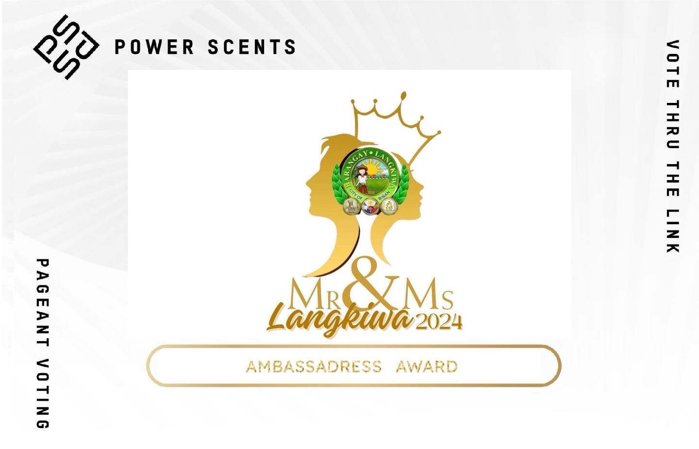 Mr & Ms Langkiwa 2024 - Power Scents Award - Pageant Vote PH