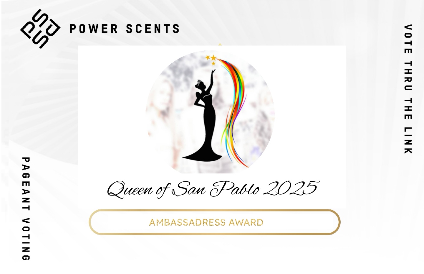 Queen of San Pablo 2025 - Power Scents Award - Pageant Vote PH
