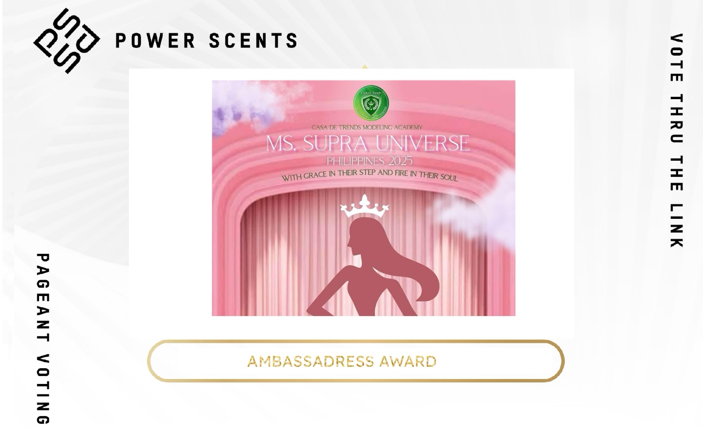 Ms. Supra Universe Phils. 2025 - PowerScents - Pageant Vote PH