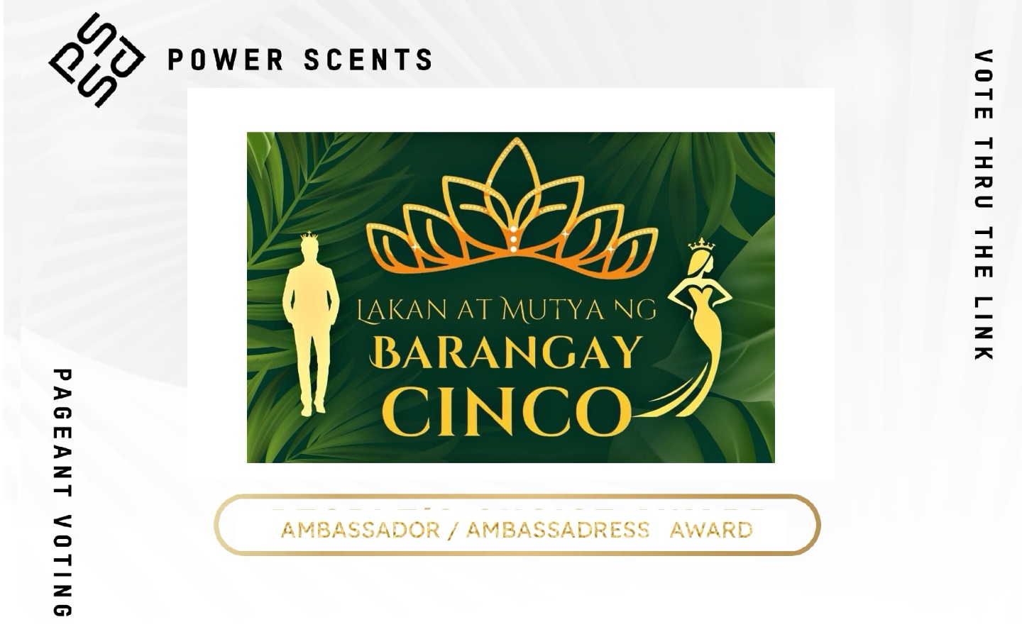 Lakan at Mutya ng Barangay Cinco 2025 - PS - Pageant Vote PH