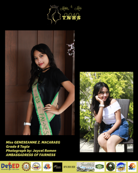 Geneseanne Z. Macaraeg - Mr & Ms TNHS 2019 - Pageant Vote PH