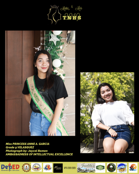 Princess Anne A. Garcia - Mr & Ms TNHS 2019 - Pageant Vote PH