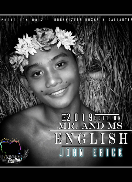 John Erick - Mr & Ms English 2019 - Pageant Vote PH