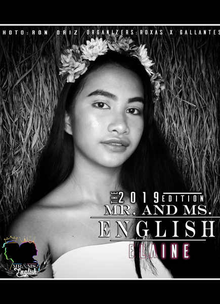 Elaine - Mr & Ms English 2019 - Pageant Vote PH