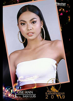 Rose Ann - Mutya Ning Kapampangan 2019 - Pageant Vote PH
