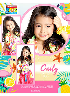 Caily - Philippines Kids Supermodel Batch 3 - Pageant Vote PH
