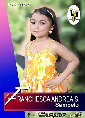 Franchesca Andrea Sampelo - Little Mr & Ms M1ES 2019 Primary - Pageant ...