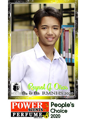 Reynol Oñas - Mr & Ms Recto 2020 - Pageant Vote PH