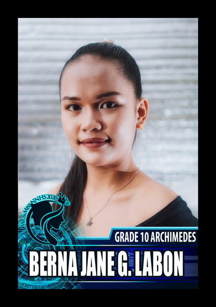 Berna Jane G. Labon - Mr & Ms NNHS 2020 - Pageant Vote PH