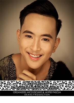Contestant 4 - Dugan Fashion Runway 2020 - Male - Pageant Vote PH