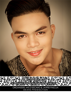 Contestant 15 - Dugan Fashion Runway 2020 - Male - Pageant Vote PH
