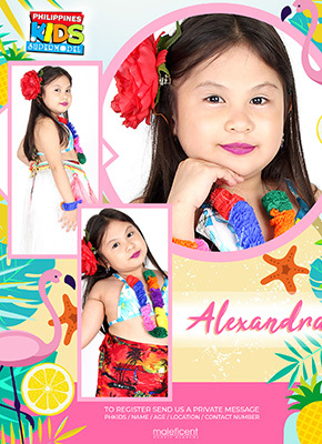 Alexandra - Philippines Kids Supermodel - Batch 7 - Pageant Vote PH