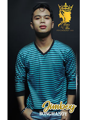 Jimboy Bonghanoy - Mr Psychology 2020 -San Jose Recoletos - Pageant Vote PH