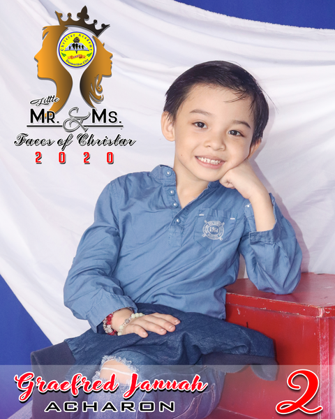 GRAEFRED JANUAH A. ACHARON - Little Ms & Mr Faces of Christar 2020 ...