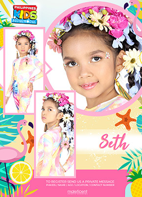 Seth - Philippines Kids Supermodel - Batch 8 Female - Pageant Vote PH