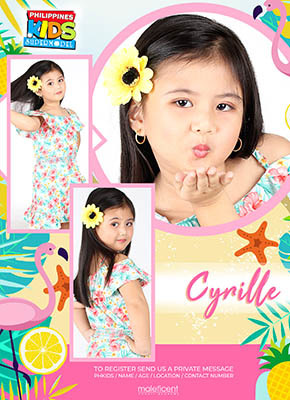 Cyrille - Philippines Kids Supermodel - Batch 8 Female - Pageant Vote PH