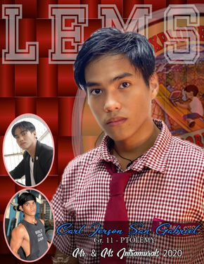 Carl Jerson San Gabriel - Mr Intramurals 2020 - Grade 11 Male - Pageant Vote PH