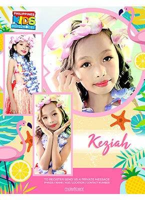 Keziah - Philippines Kids Supermodel Batch 11 -Female - Pageant Vote PH
