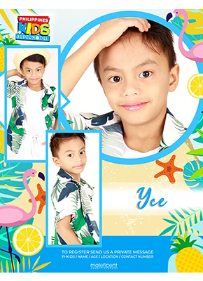 Yce - Philippines Kids Supermodel Batch 11 -Male - Pageant Vote PH