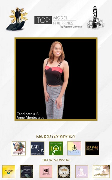 Anne Monteverde - TOP MODEL PHILIPPINES by Pageant Universe - Pageant Vote PH