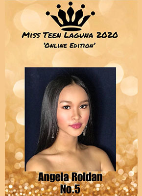 Angela Roldan - Ms Teen Laguna "Online Edition" 2020 - Pageant Vote PH