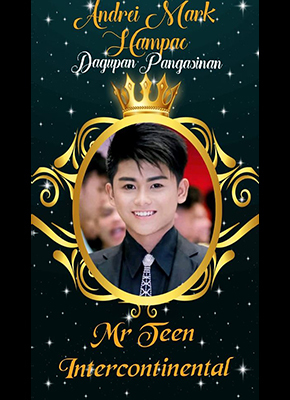 Andrei Mark Hampac - Mr Teen Intercontinental Philippines 2020 - Pageant Vote PH