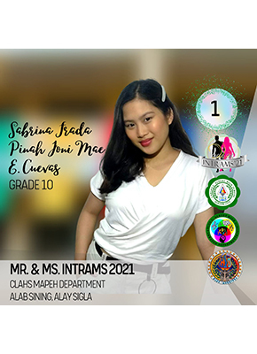 Sabrina Cuevas - Ms. Intramurals 2021 - Pageant Vote PH