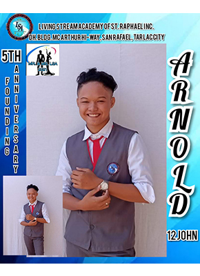 Arnold Jay Maneja - Mister Living Stream Academy 2021 - Pageant Vote PH