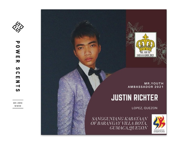 Justin Richter - Mister Youth Ambassador 2021 - Pageant Vote PH