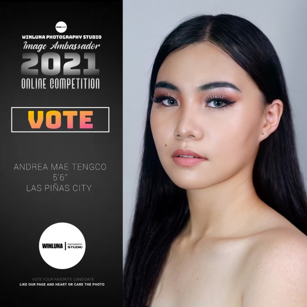 ANDREA MAE TENGCO - Winluna Photography Studio Image Ambassador - Pageant Vote PH