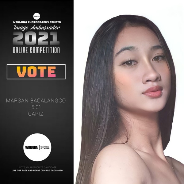 MARSAN BACALANGCO - Winluna Photography Studio Image Ambassador - Pageant Vote PH