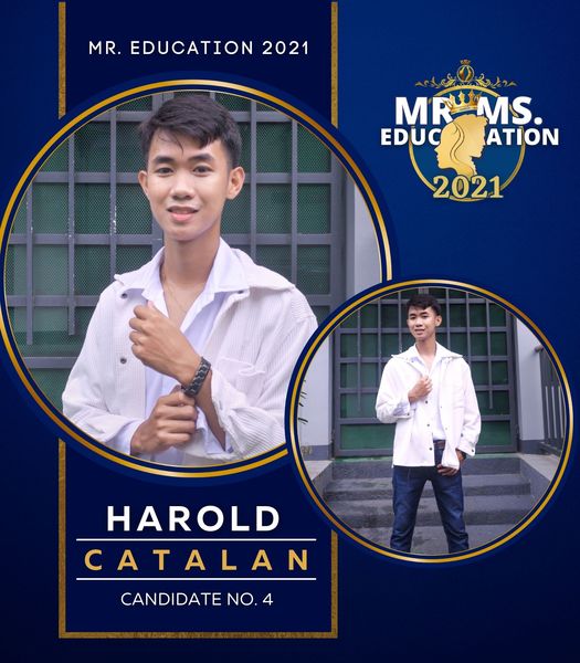 Harold Catalan - Mister Education 2021 - Pageant Vote PH