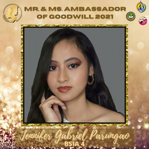 Ms. Jennifer Gabriel Parung - Miss Ambassador of Goodwill 2021 ...