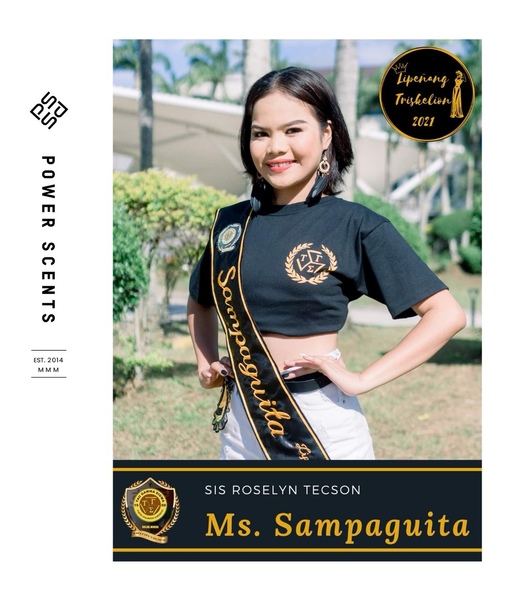 Sis Roselyn Tecson - Lipeñang Triskelions Power Scents Choice2021 ...