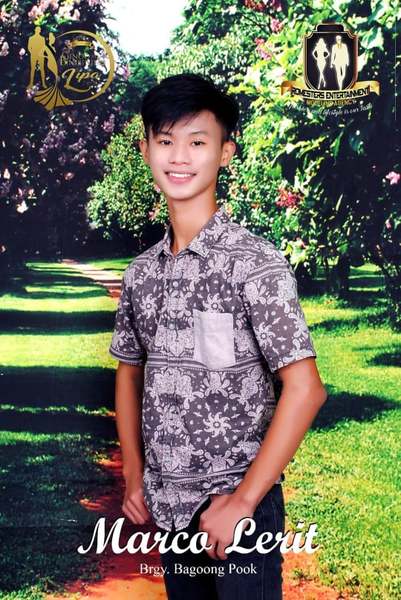 Marco Lerit - Ginoong Lipa 2022 - Pageant Vote PH