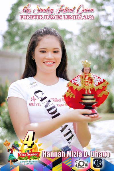 Hannah Mizia Libago - Miss Sinulog Festival Queen 2022 - Pageant Vote PH