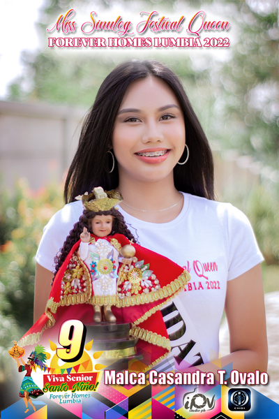 Malca Casandra Ovalo - Miss Sinulog Festival Queen 2022 - Pageant Vote PH