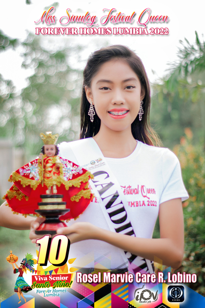 Rosel Marvie Care Lobino - Miss Sinulog Festival Queen 2022 - Pageant Vote PH