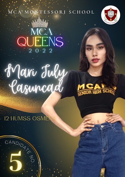 Mari July Casuncad - MCA Queens 2022 - Pageant Vote PH