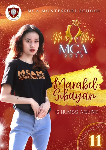 Marabel Sibayan - Miss MCA 2022 Virtual Edition - Pageant Vote PH