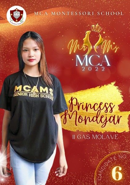 Princess Mondejar - Miss MCA 2022 Virtual Edition - Pageant Vote PH