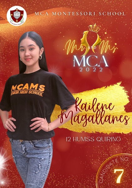 Kailene Magallanes - Miss MCA 2022 Virtual Edition - Pageant Vote PH