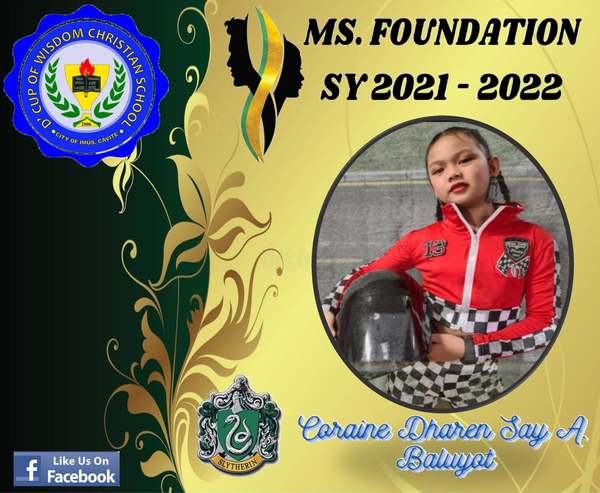 Caraine Dharen Say Baluyot - Miss Foundation - Pageant Vote PH