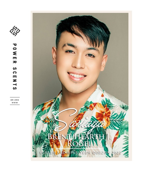 Brent Hearth Rojel - Mr Teen Quezon 2022 - Power Scents Choice ...