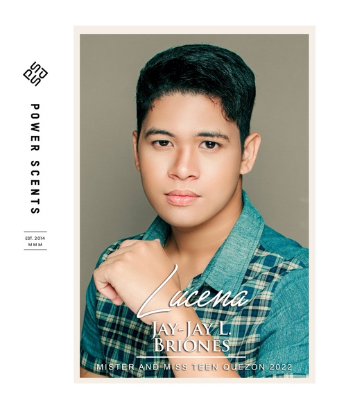 Jay-Jay Briones - Mr Teen Quezon 2022 - Power Scents Choice - Pageant Vote PH
