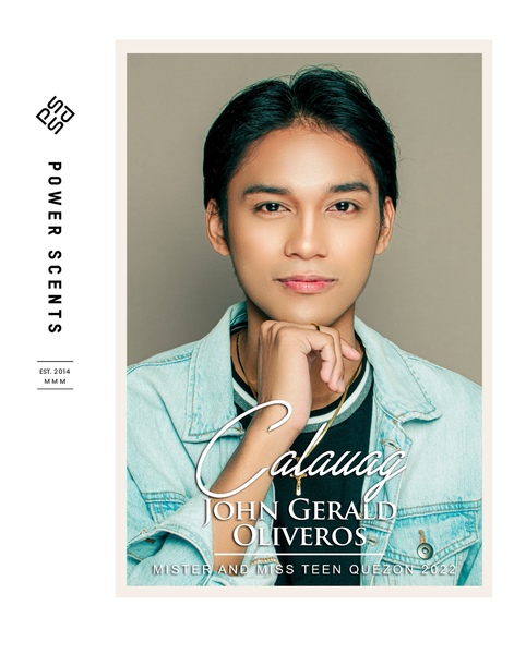 John Gerald Oliveros - Mr Teen Quezon 2022 - Power Scents Choice - Pageant Vote PH